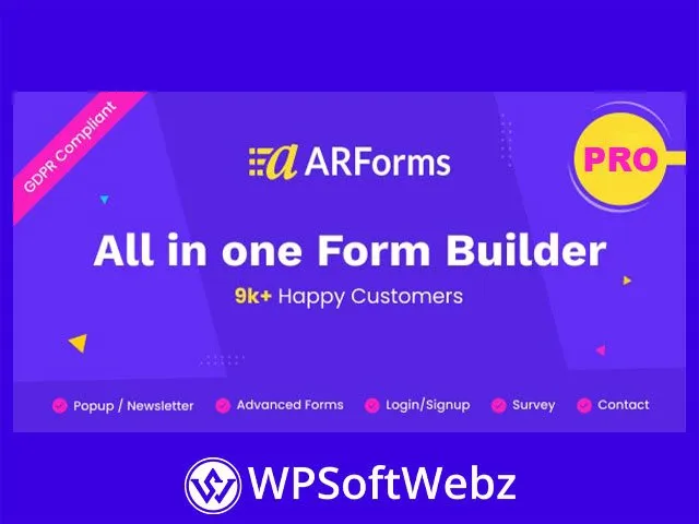 ARForms Pro - Premium WordPress Form Builder Plugin - Latest Version