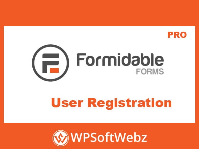Formidable Forms User Registration Add-on - Latest Version