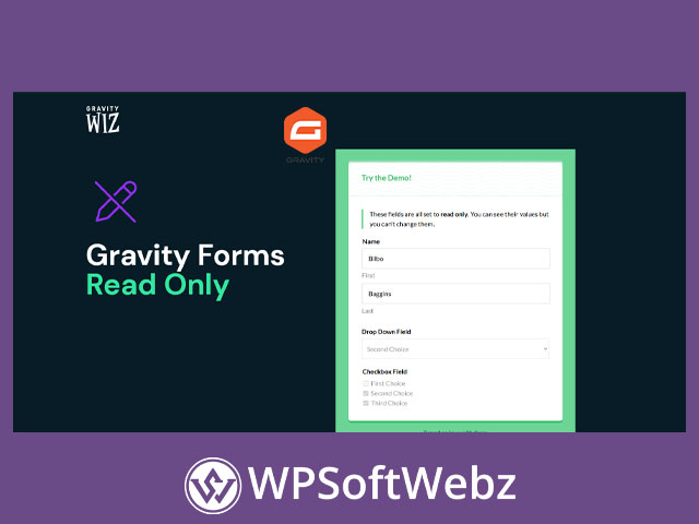 Gravity Forms Read Only - By Gravity Wiz - Latest Version