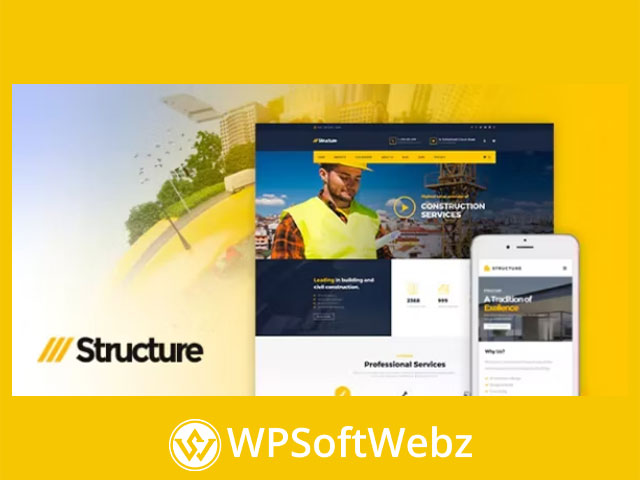 Structure - Construction Industrial Factory WordPress Theme - Latest ...