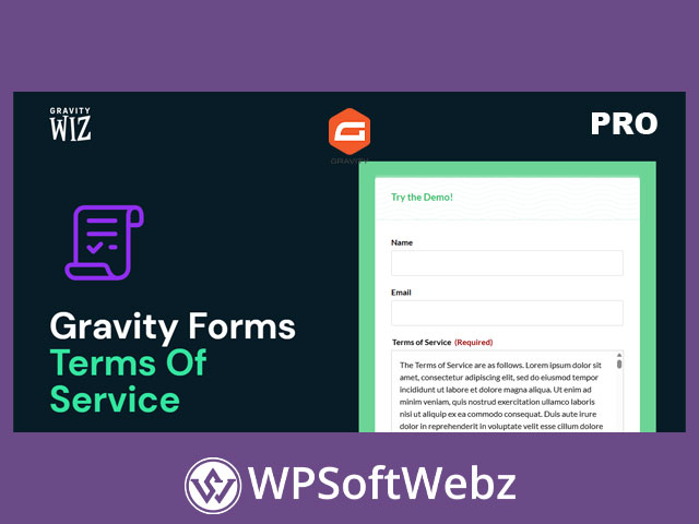 Gravity Forms Terms of Service Plugin - By Gravity Wiz - Latest Version
