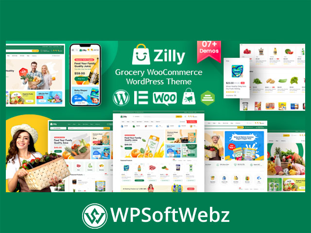 Zilly - Grocery Store WooCommerce WordPress Theme - Latest Version