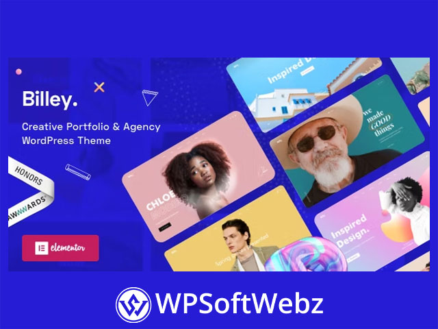 Billey - Creative Portfolio & Agency Elementor WordPress Theme - Latest ...