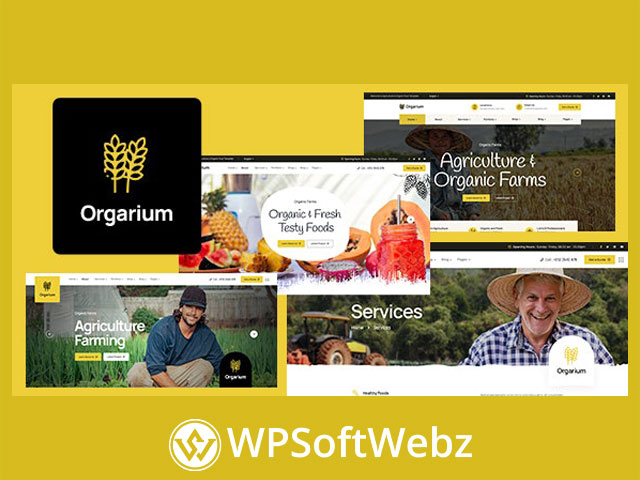 Orgarium - Agriculture & Organic Farm WordPress Theme - Latest Version